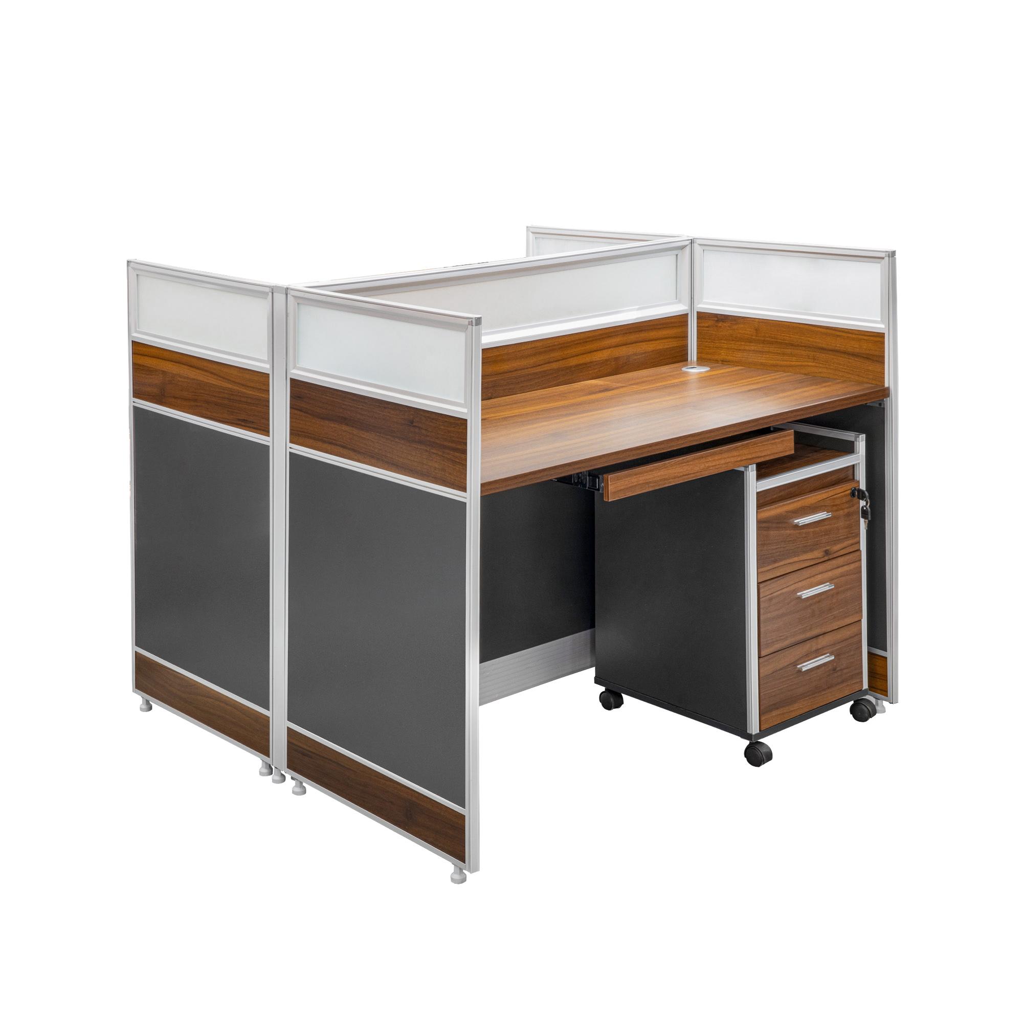 FR Two Seater Workstation Cubicle 403205 | Furniture Republic